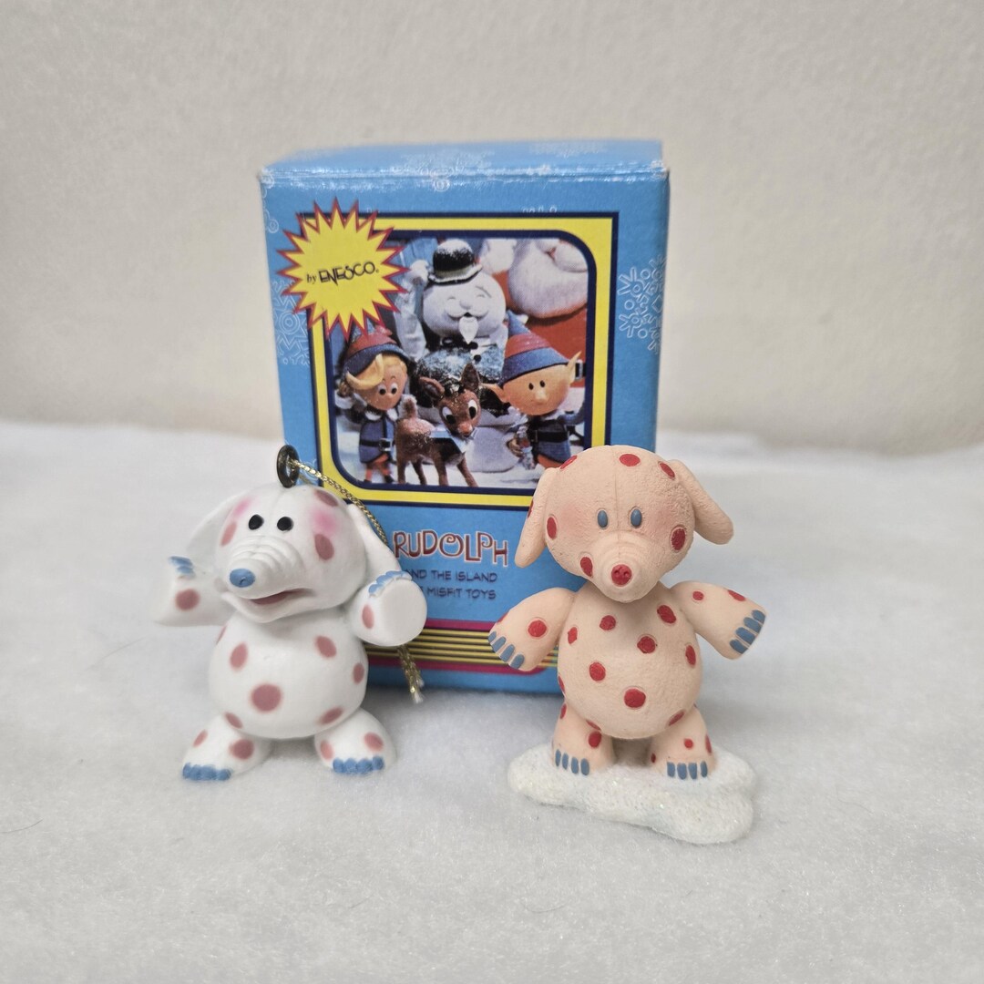 Enesco Rudolph’s Spotted Elephant Figurine & Ornament Misfit Toys MIB ...