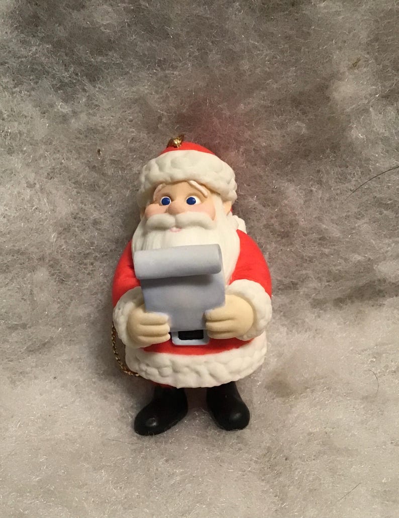 Enesco Santa Claus is Comin to Town Ornaments Miss Jessica Kris Kringle ...