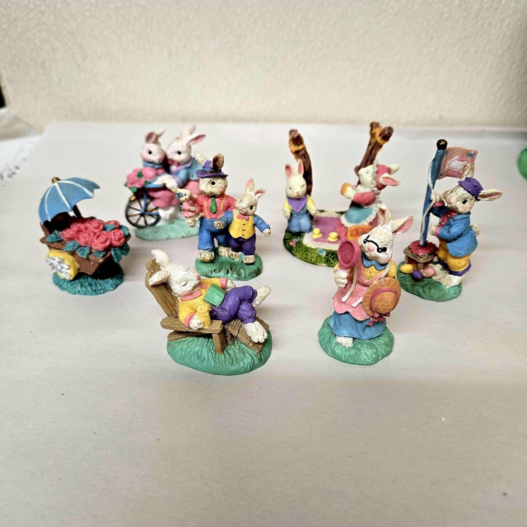 Easter Bunny Village Midwest of Cannon Falls Cottontail Lane Rabbits ...
