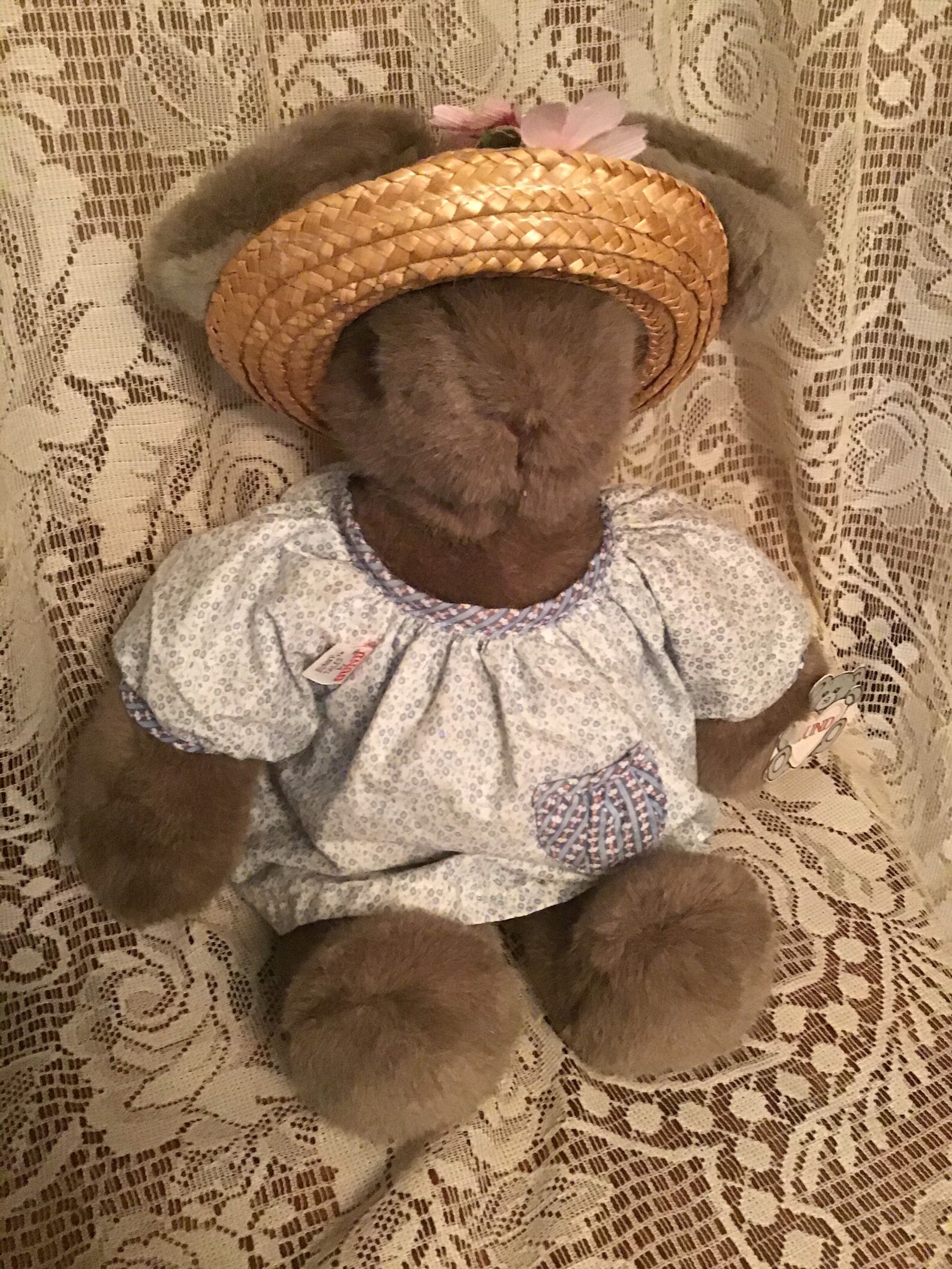 Gund Bunny Tales 1986 Plush Rabbit With Straw Hat - Etsy