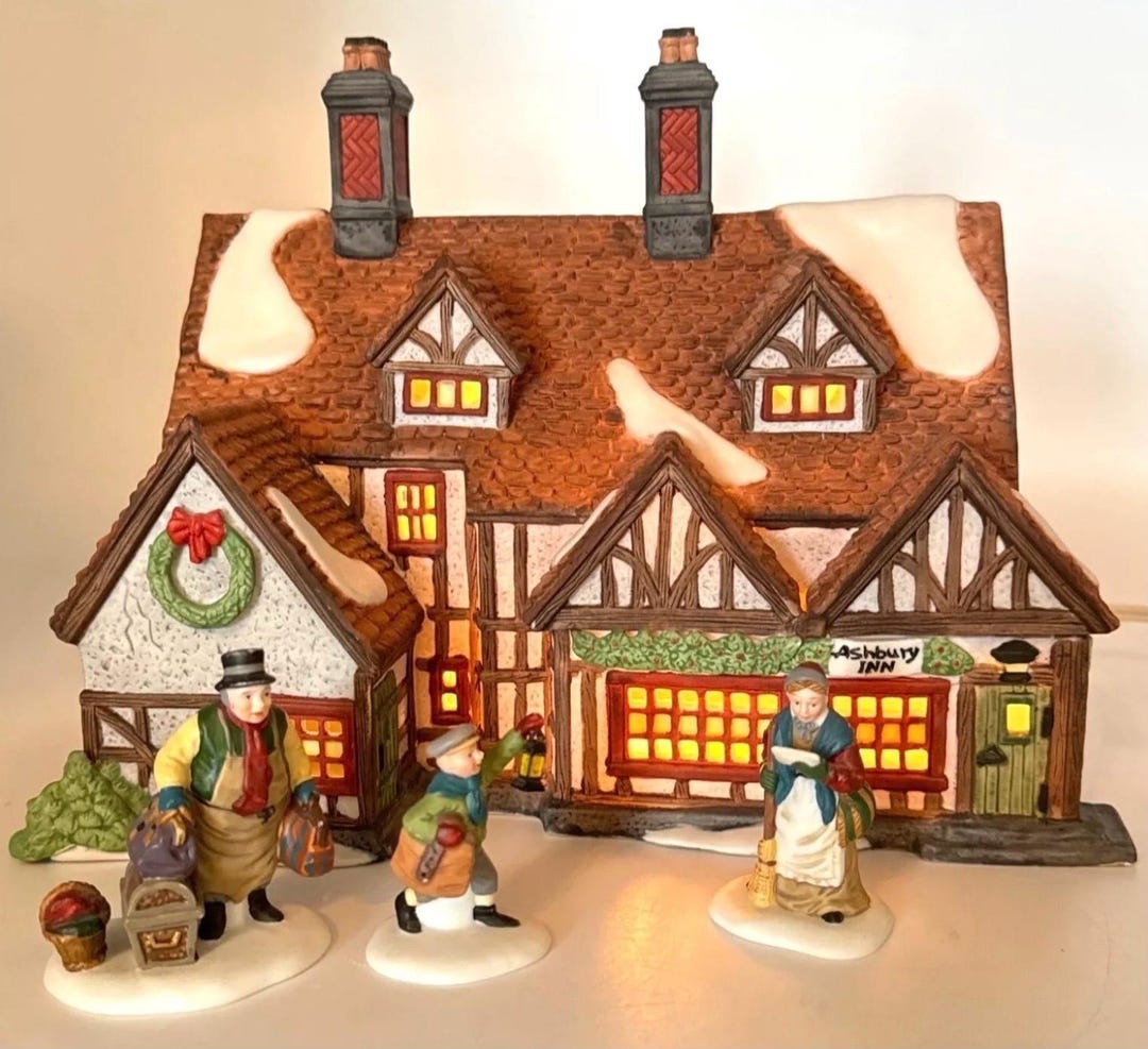 Dept56 Ashbury Inn & Come Into the Inn Accessory Heritage Village ...