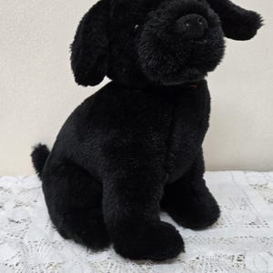Gund Black Lab Dog 1992 Puppy - Etsy