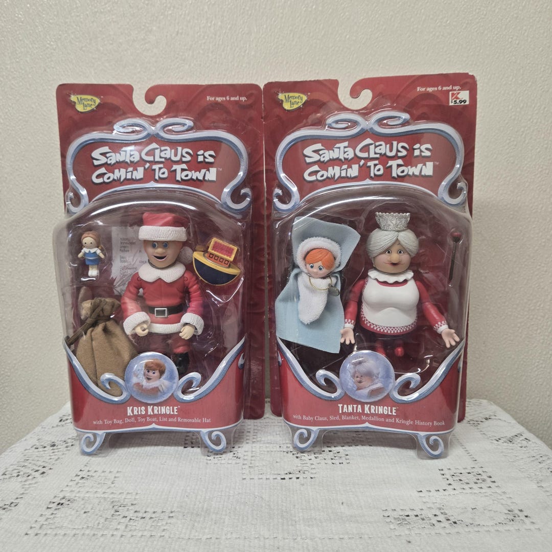 Santa Claus is Comin' to Town Tanta & Kris Kringle Playing Mantis NIP ...