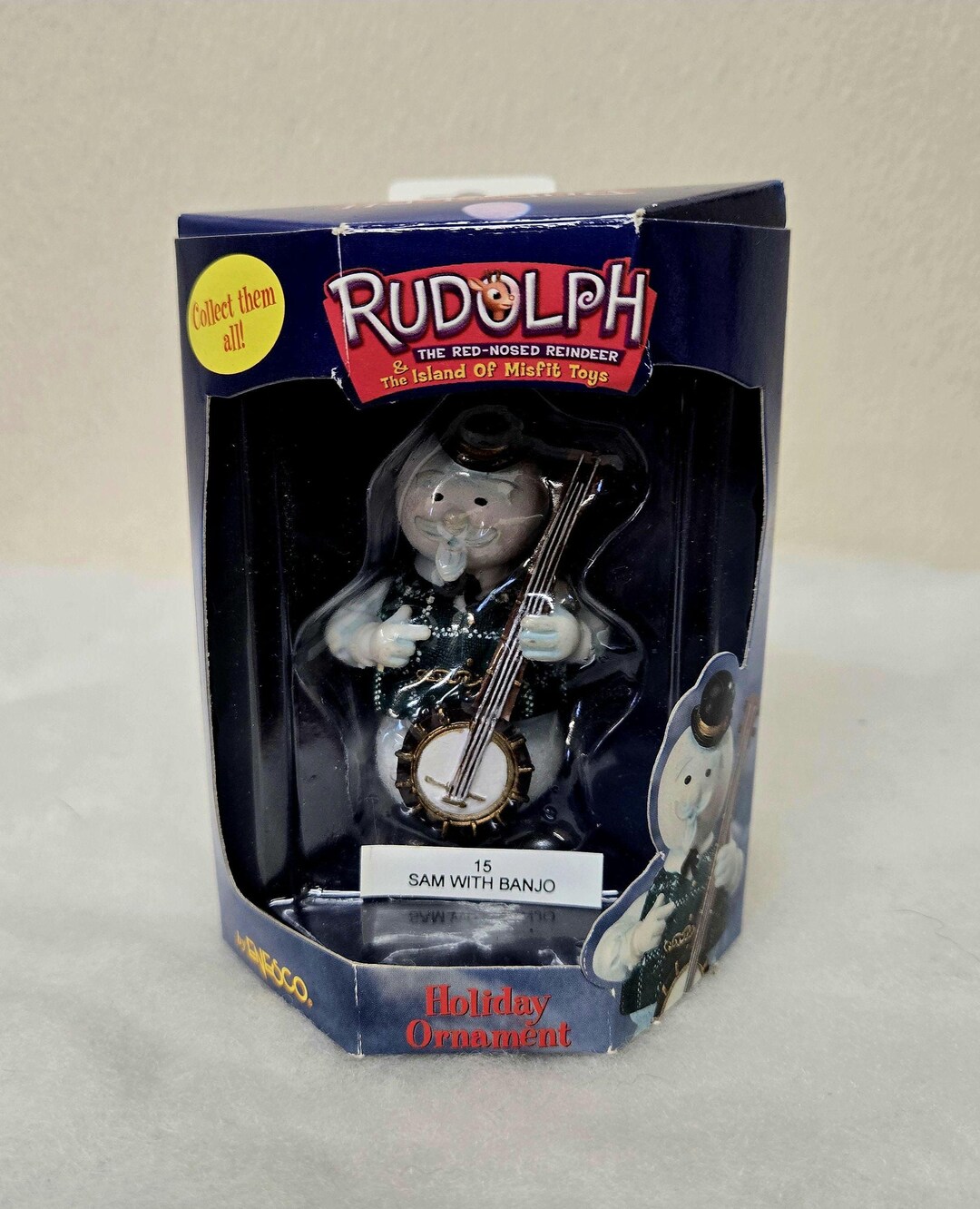 Enesco Sam the Snowman W/banjo Ornament Rudolph Misfit Toys MIB - Etsy