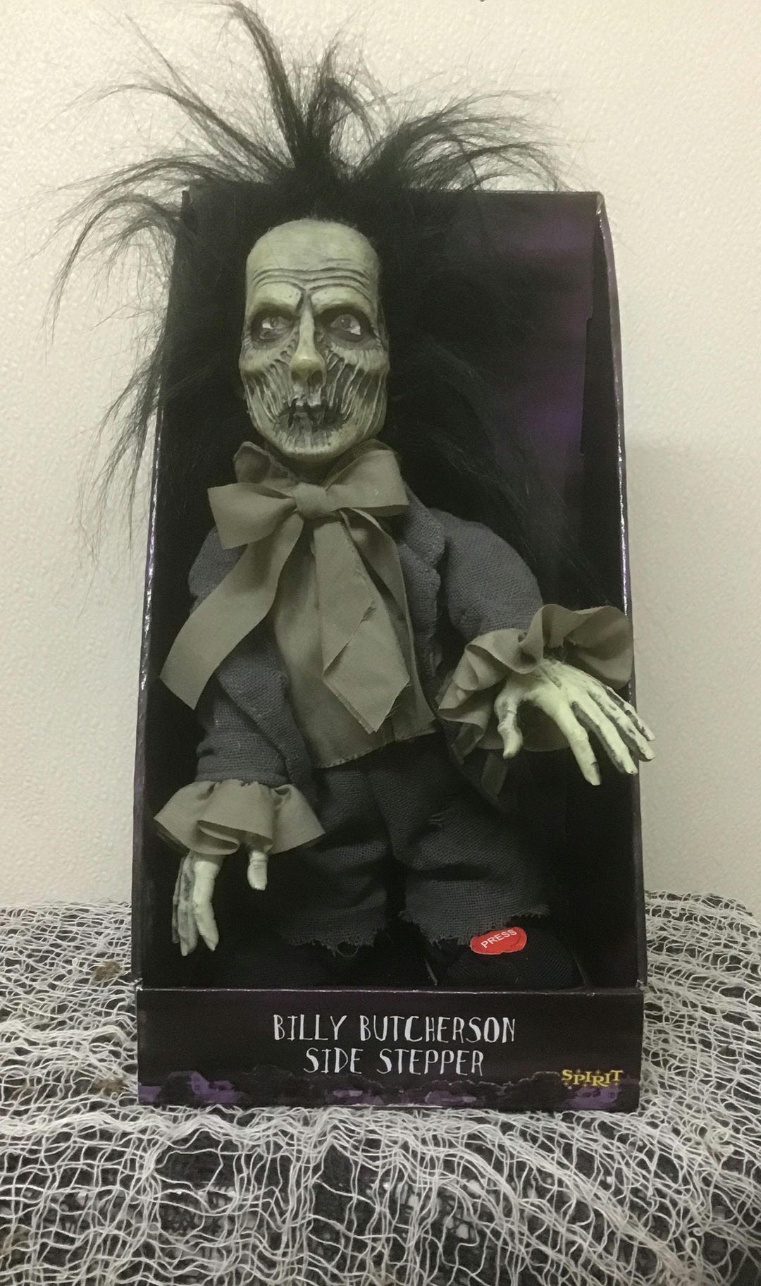 Billy Butcherson Side Stepper Animated Spooky Doll Spirit Halloween MIB ...