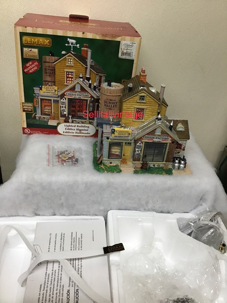 Lemax Sunset Valley Cheese Factory Harvest Crossing Village - Etsy