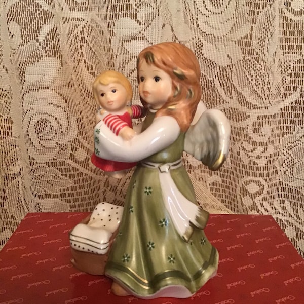 Goebel Angel and Child Figurine - Etsy