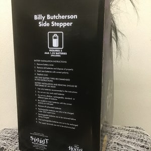Billy Butcherson Side Stepper Animated Spooky Doll Spirit Halloween MIB ...