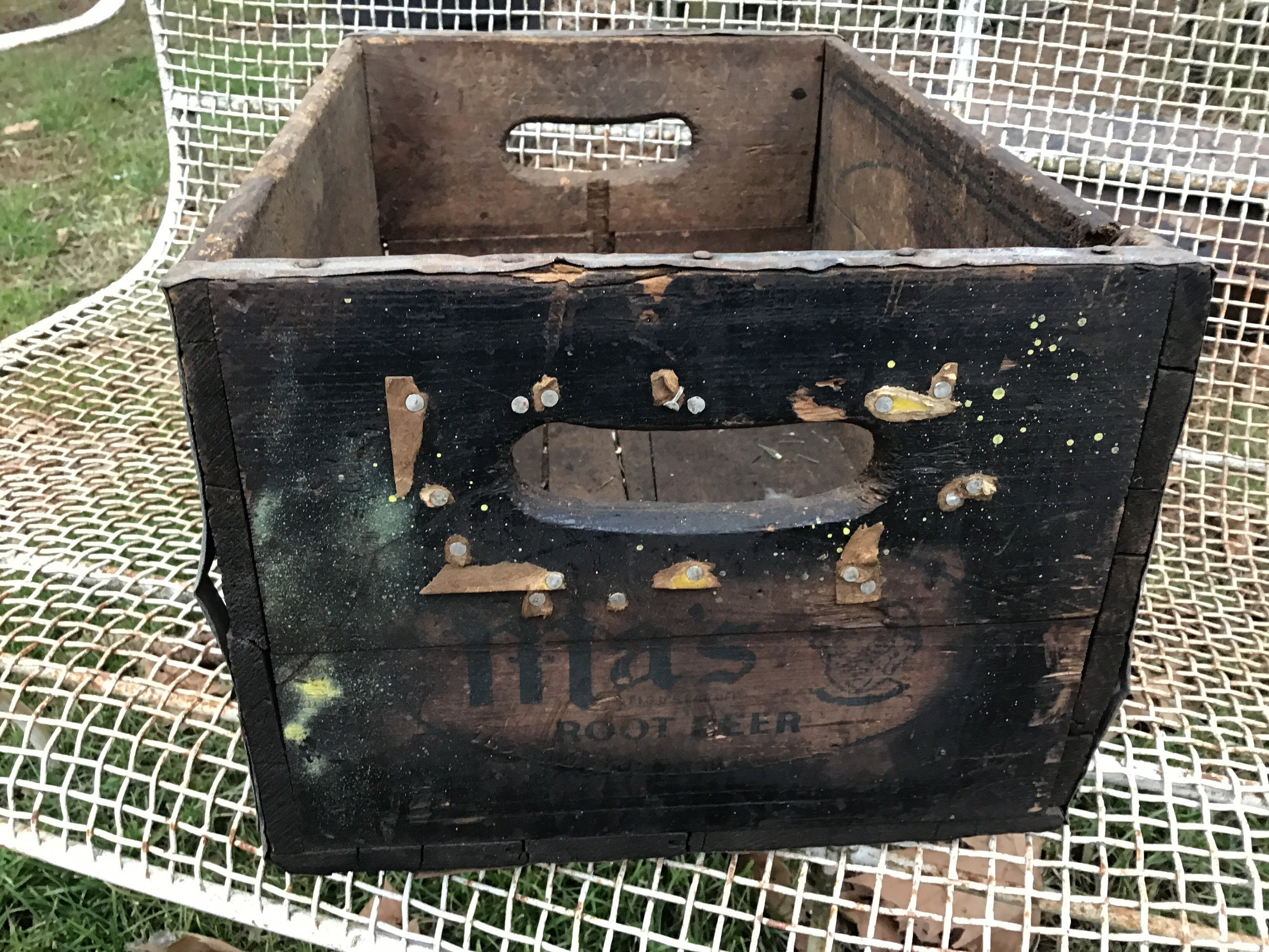 Ma's Root Beer Box 1941 Antique Wood Soda Crate - Etsy