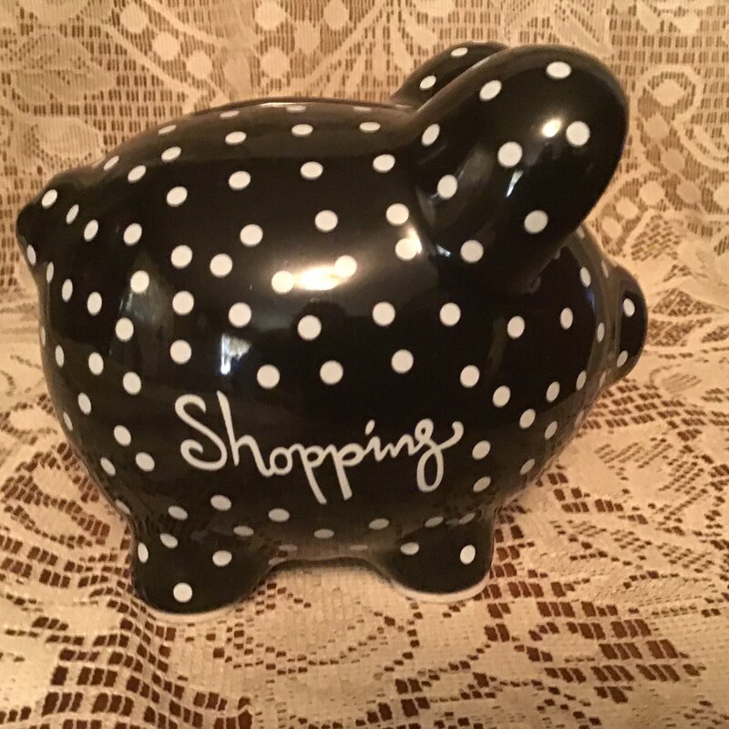 Polka Dot Piggy Bank - Etsy
