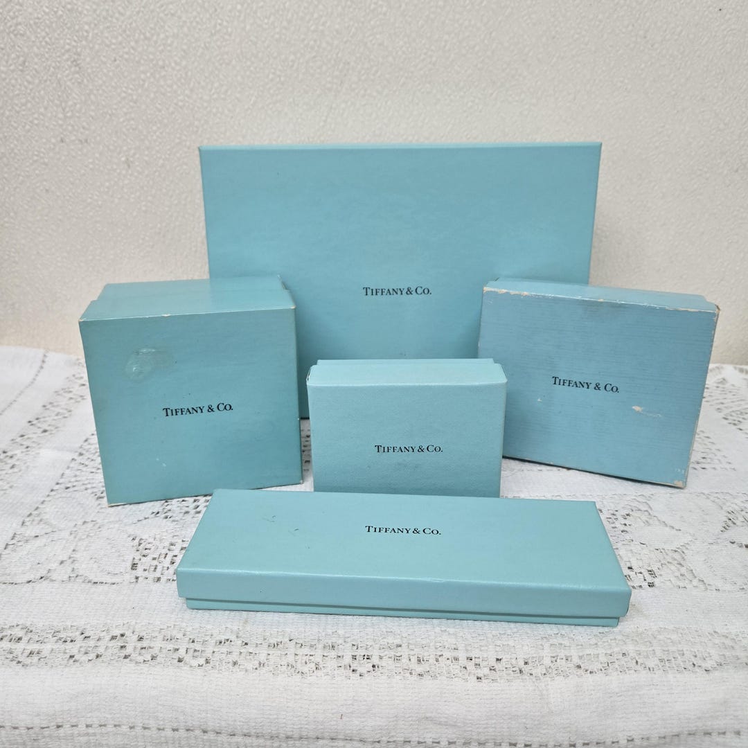 Tiffany & Co Boxes Jewelry Bracelet/necklace Blue Box Lot - Etsy