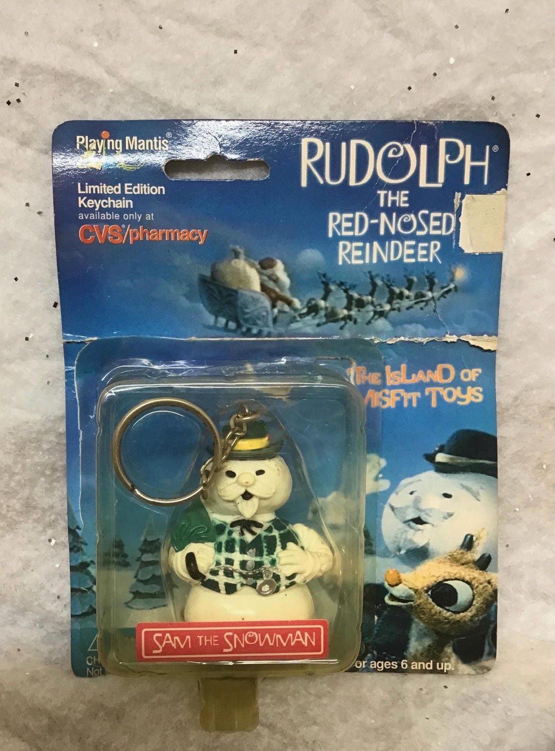 Rudolph's Sam the Snowman Keychain Misfit Toys Playing Mantis MIP - Etsy