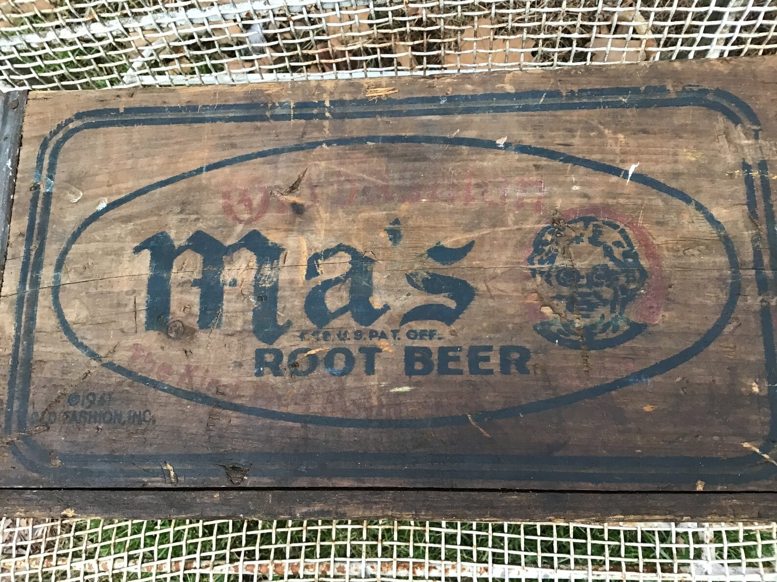 Ma's Root Beer Box 1941 Antique Wood Soda Crate - Etsy