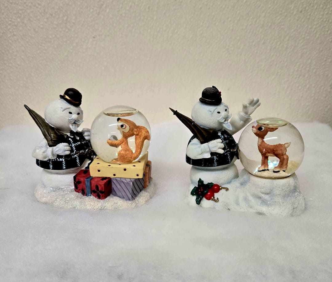 Sam the Snowman Waterball Figurines Rudolph & the Island of Misfit Toys ...