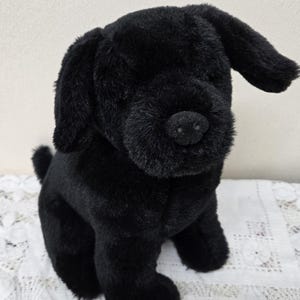 Gund Black Lab Dog 1992 Puppy - Etsy