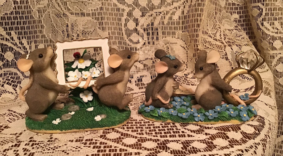 Vintage Fritz & Floyd Charming Tails Mice Figurines - Etsy