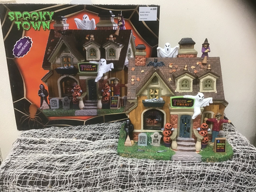 Lemax Spooky Winner Halloween House Spooky Town - Etsy