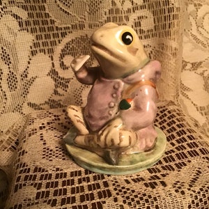 Beatrix Potter Jeremy Fisher Frog Figurine Royal Albert England - Etsy