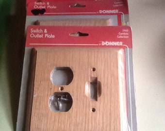 Oak Outlet Covers - Etsy