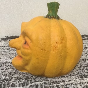 Fundex Grumpkins Pumpkin Creepy Faced JOL Halloween Decor - Etsy