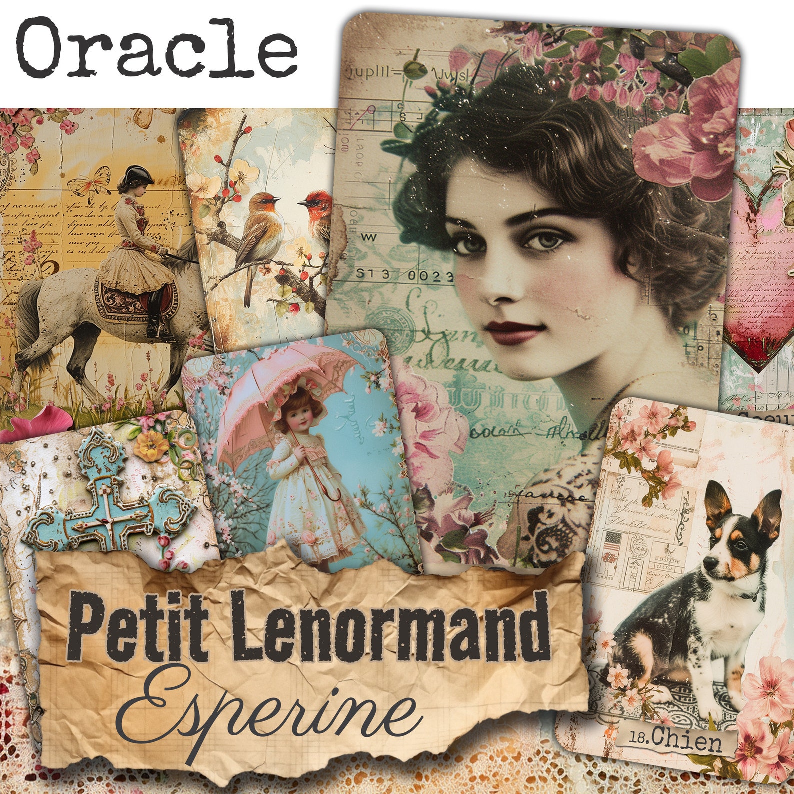 Oracle Deck Lenormand *esperine* 36 Cartes De Divination Photo ...