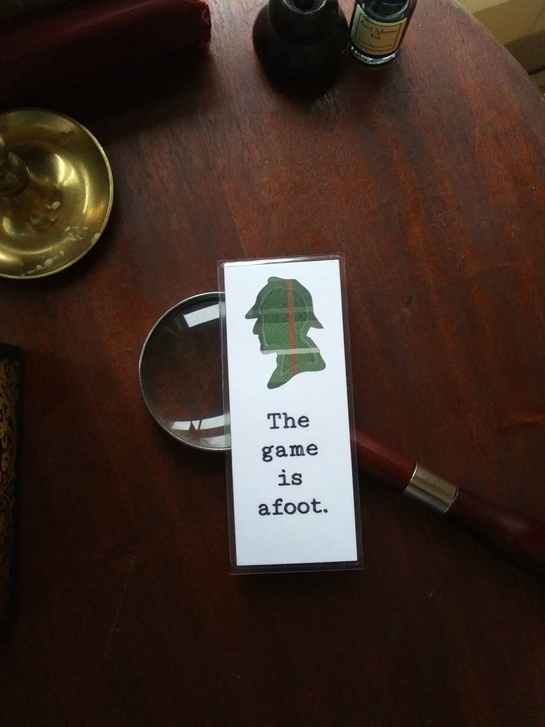 Sherlock Holmes Quote Laminated Bookmark - Etsy