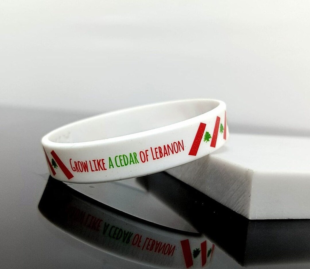 Set of 12 Pcs Cedar of Lebanon Silicone Bracelet 19cm - Etsy