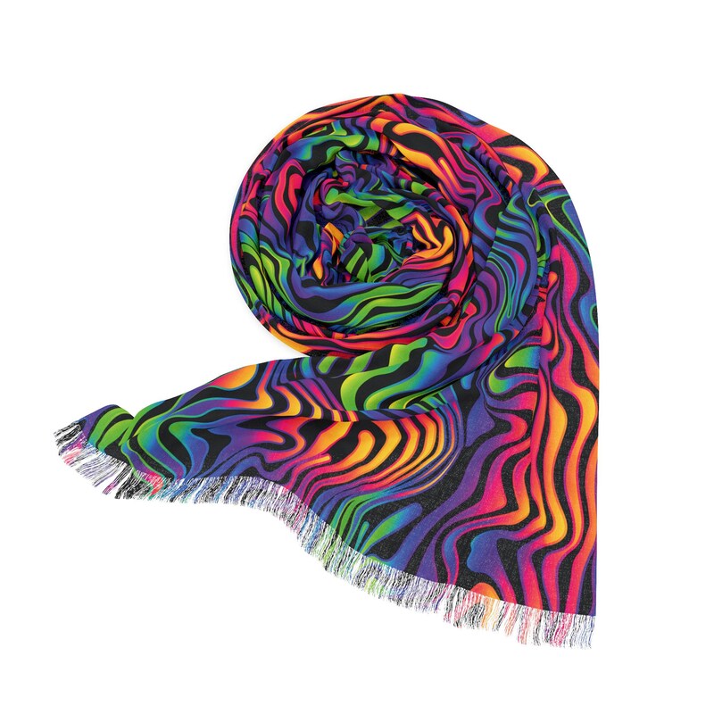 Neon Scarf - Etsy
