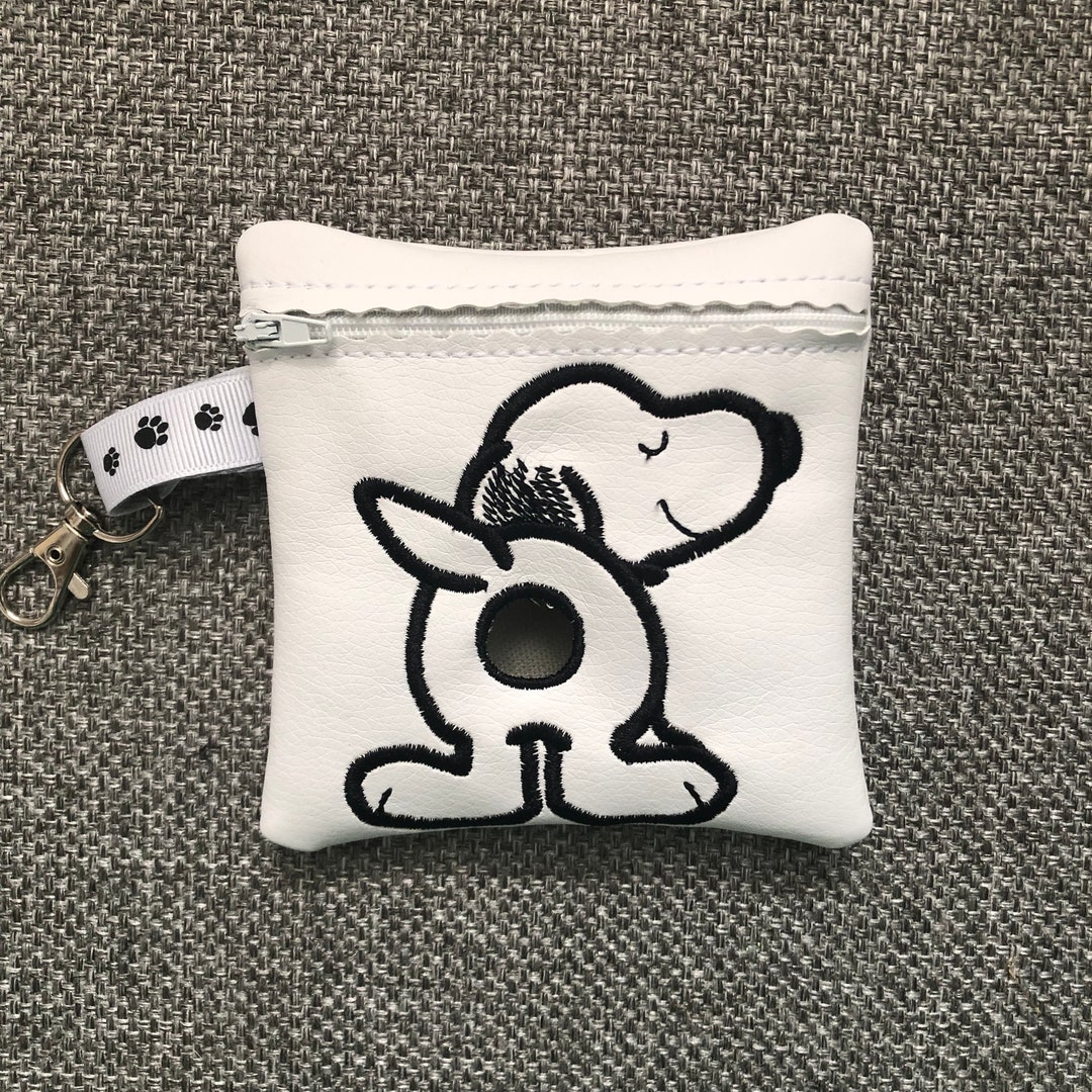 Snoopy Dog Poo Bag Dispenser, Snoopy Bag, Poop Bag Holder, Snoopy Purse ...