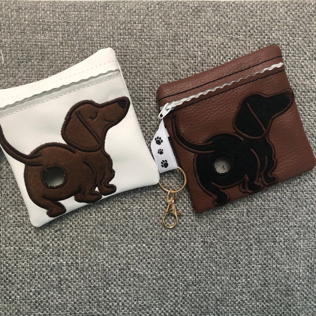Dachshund Poo Bag Holder, Poop Bags, Nappy Sacks Poop Bag Dispenser ...