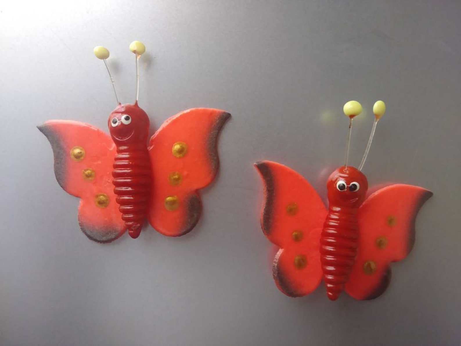 Butterfly Magnets Set of 2 Fridge Magnets Decorative - Etsy