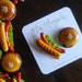 Hotdog/hamburger Magnets Set of 2 Fridge Magnets Decorative Magnets ...