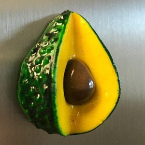 Avocado/banana Magnets Set of 4 Fridge Magnets - Etsy