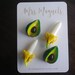 Avocado/banana Magnets Set of 4 Fridge Magnets - Etsy