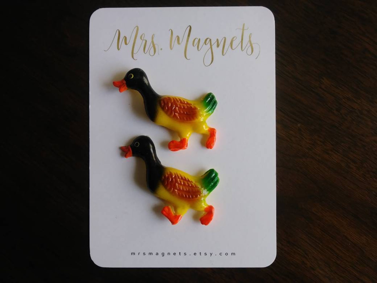 Duck Magnets Set of 2 Fridge Magnets Decorative Magnets - Etsy