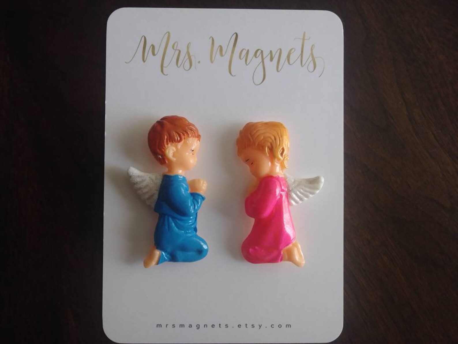 Angel Magnets Set of 2 Fridge Magnets Decorative Magnets | Etsy