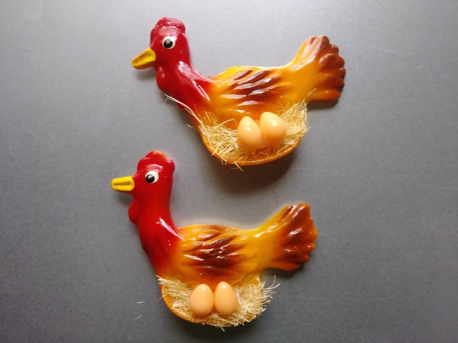 Chicken Magnets Set of 2 Fridge Magnets Decorative - Etsy