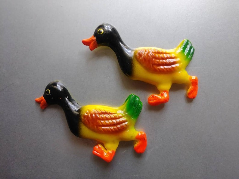 Duck Magnets Set of 2 Fridge Magnets Decorative Magnets - Etsy