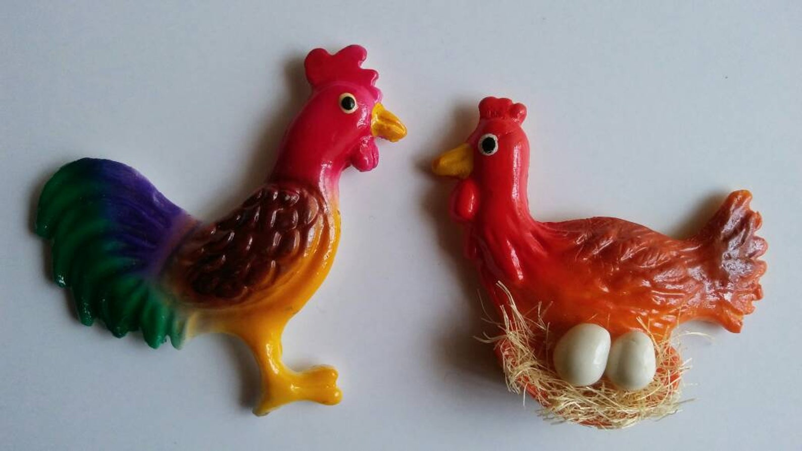 Chicken Magnets Set of 2 Fridge Magnets Decorative - Etsy