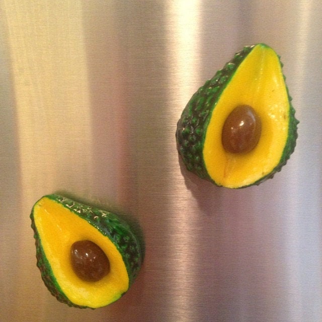 Avocado/banana Magnets Set of 4 Fridge Magnets - Etsy