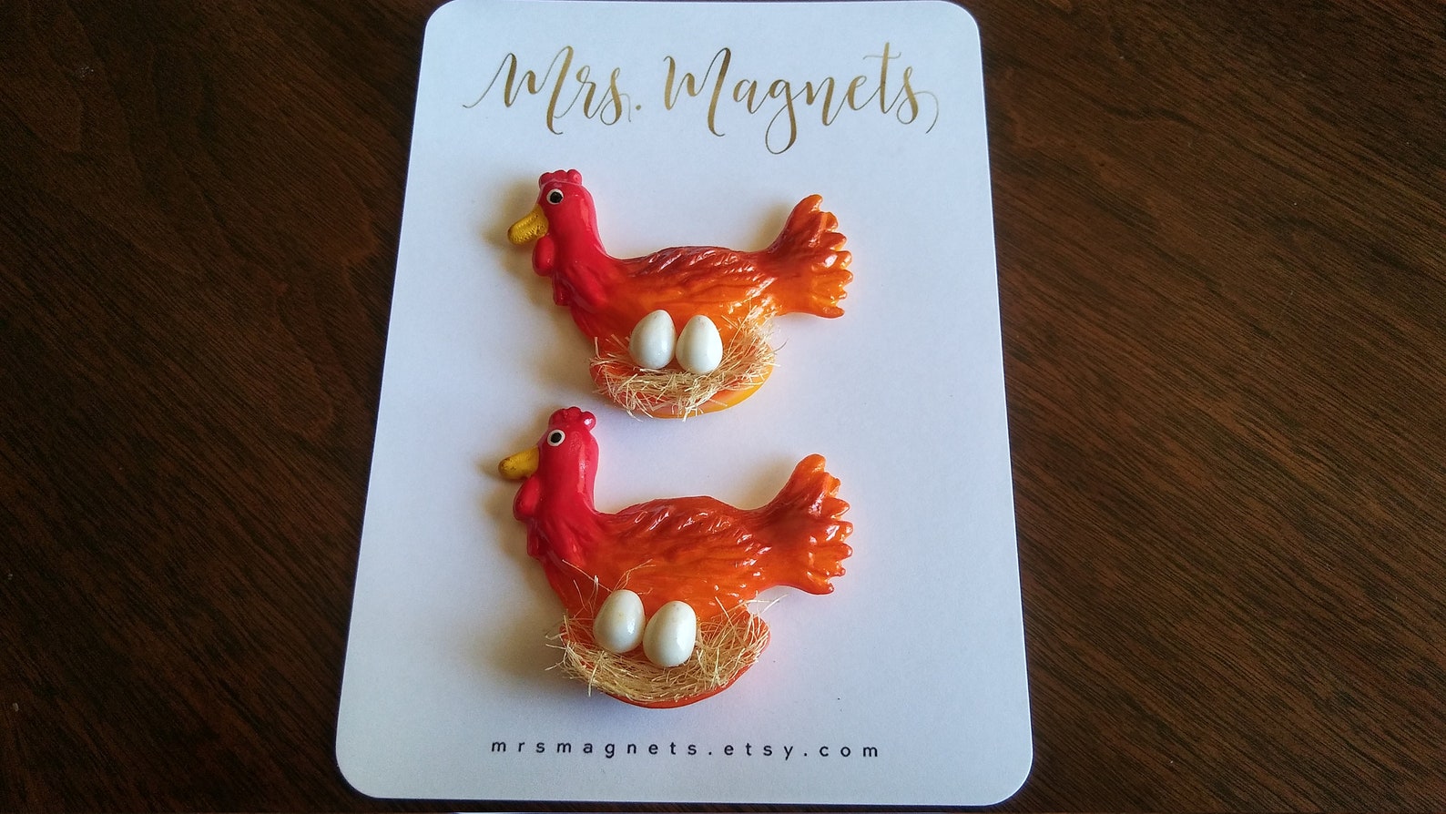 Chicken Magnets Set of 2 Fridge Magnets Decorative - Etsy