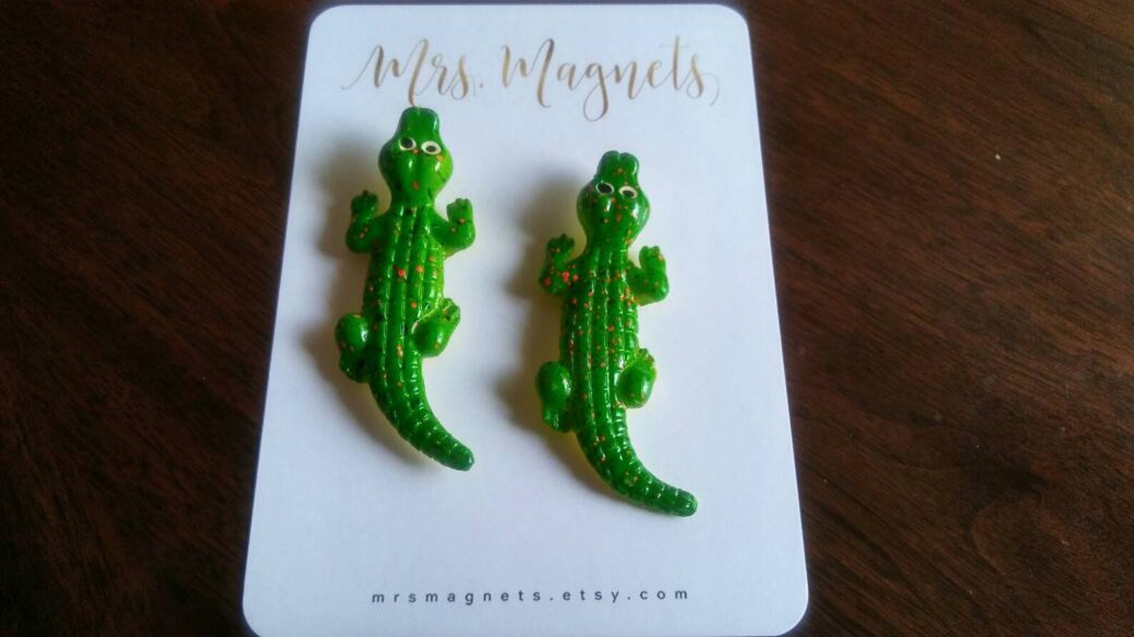 Gator Magnets Set of 2 Fridge Magnets Decorative Magnets - Etsy