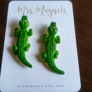 Gator Magnets Set of 2 Fridge Magnets Decorative Magnets Cute Magnets ...