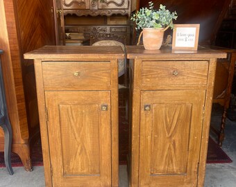 Antique Farmhouse Nightstand - Etsy