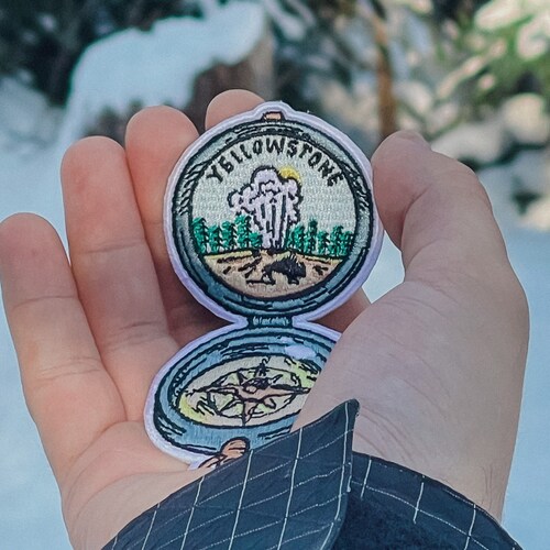 Yellowstone National Park Arrowhead Patch Travel Embroidered - Etsy