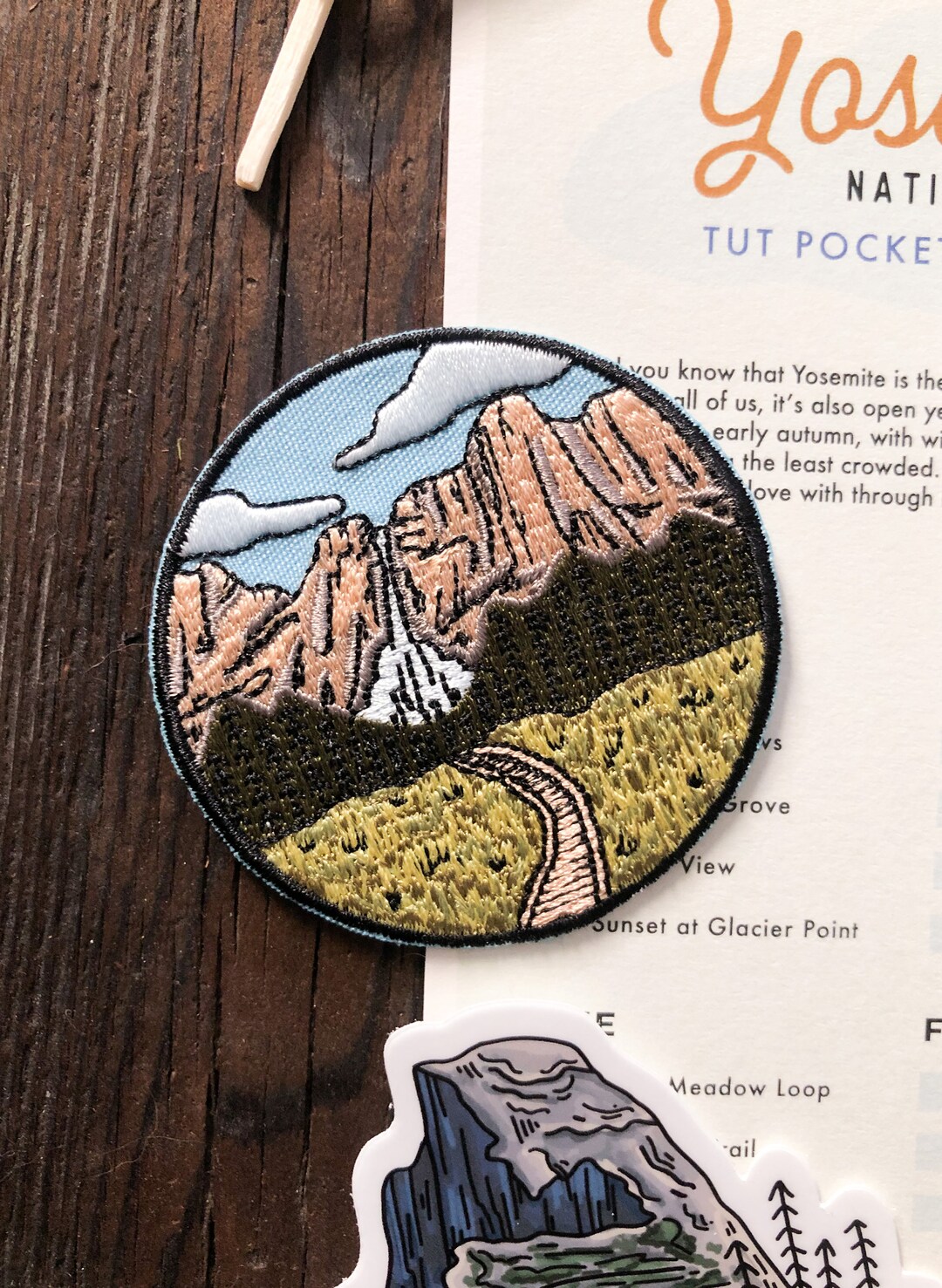 Yosemite National Park Patch // Adventure Embroidered Patch - Etsy
