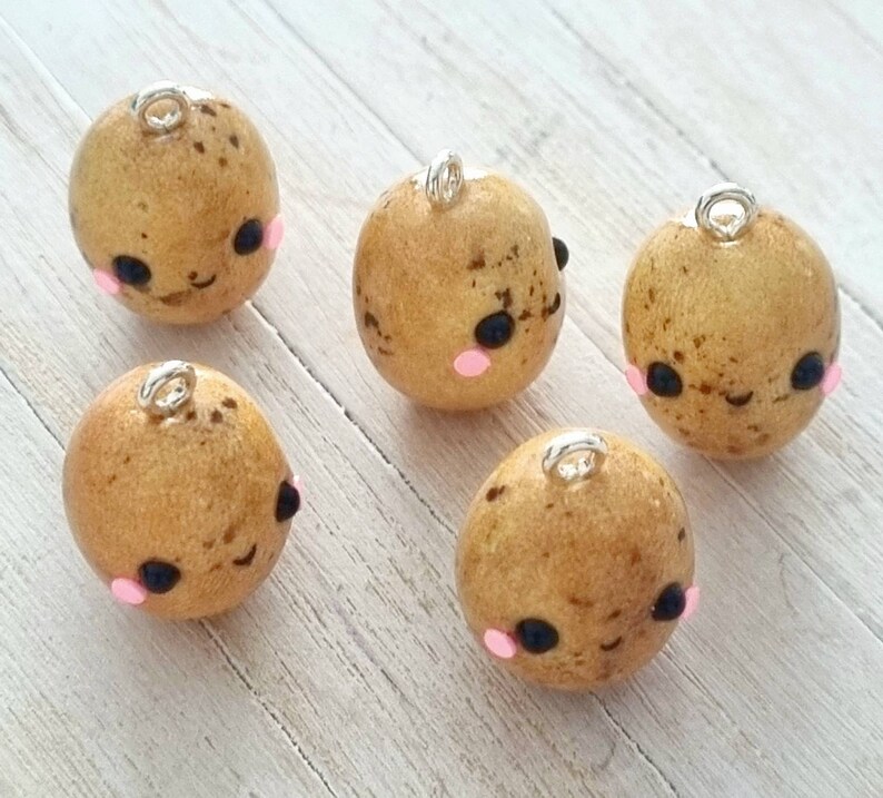 Kawaii Potato Clay Charm Keychain, You're My Best Spud, Birthday Gift ...