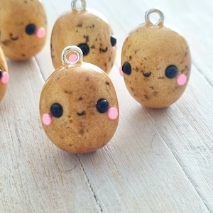 Kawaii Potato Clay Charm Keychain, You're My Best Spud, Birthday Gift ...