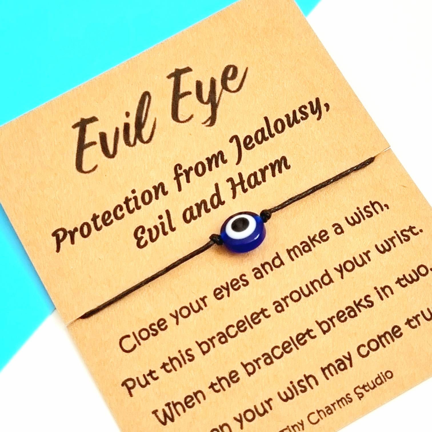 Evil Eye Wish Bracelet Protection Bracelet Friendship | Etsy