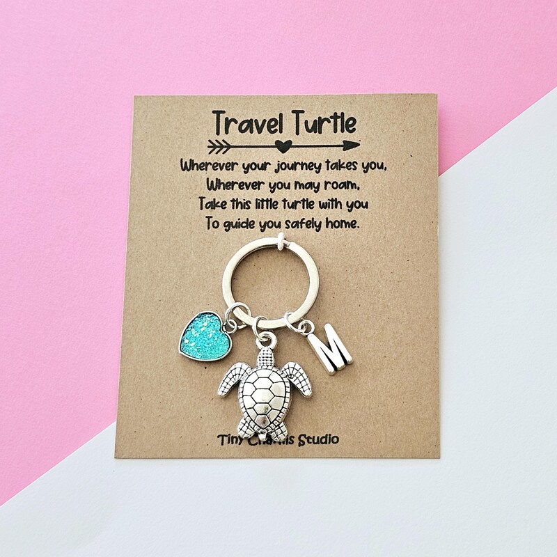Travel Turtle Bag Charm - Etsy UK